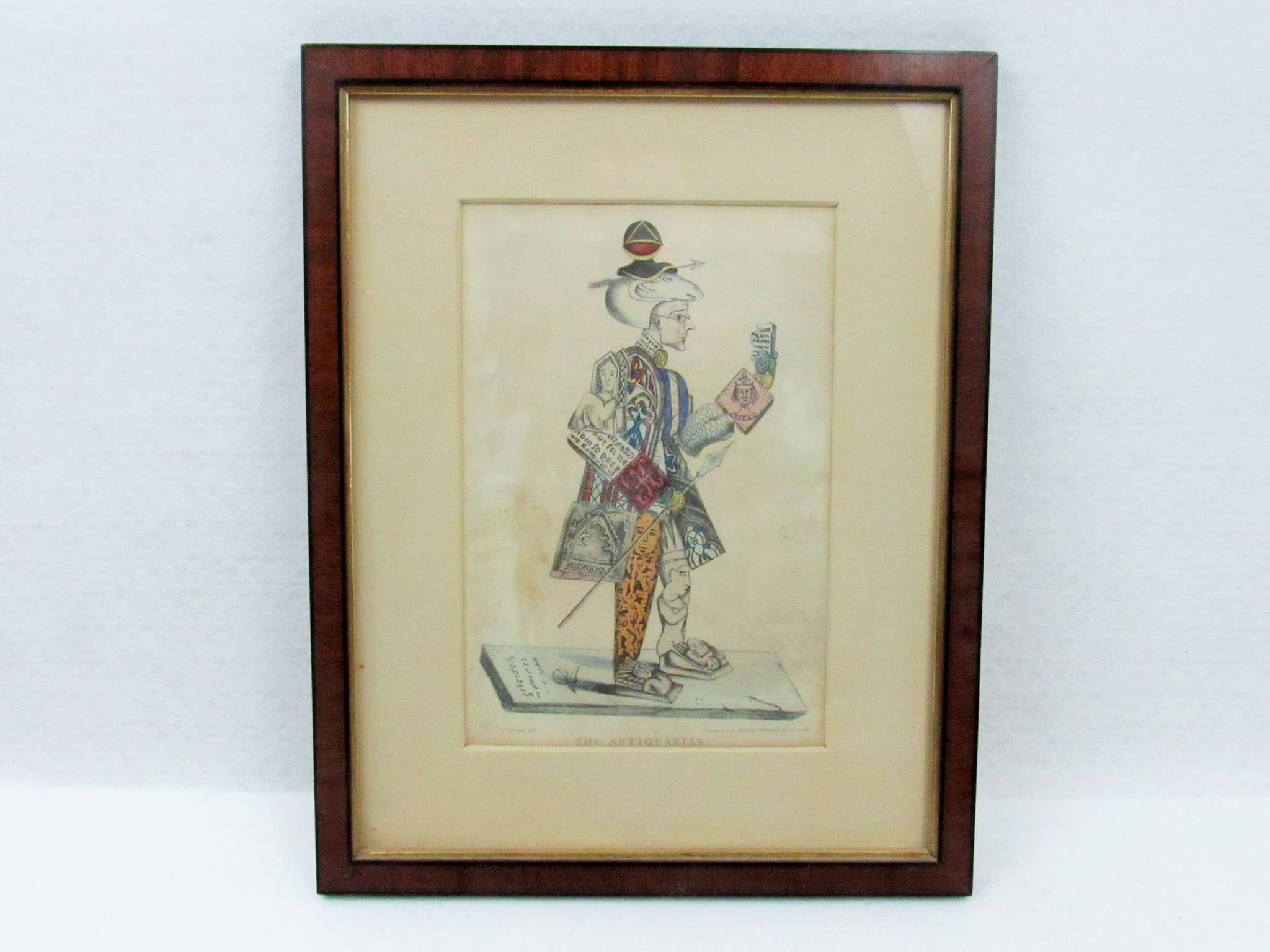 Lithographie um 1830, George Spratt (1784-1840), The Antiquarian ...