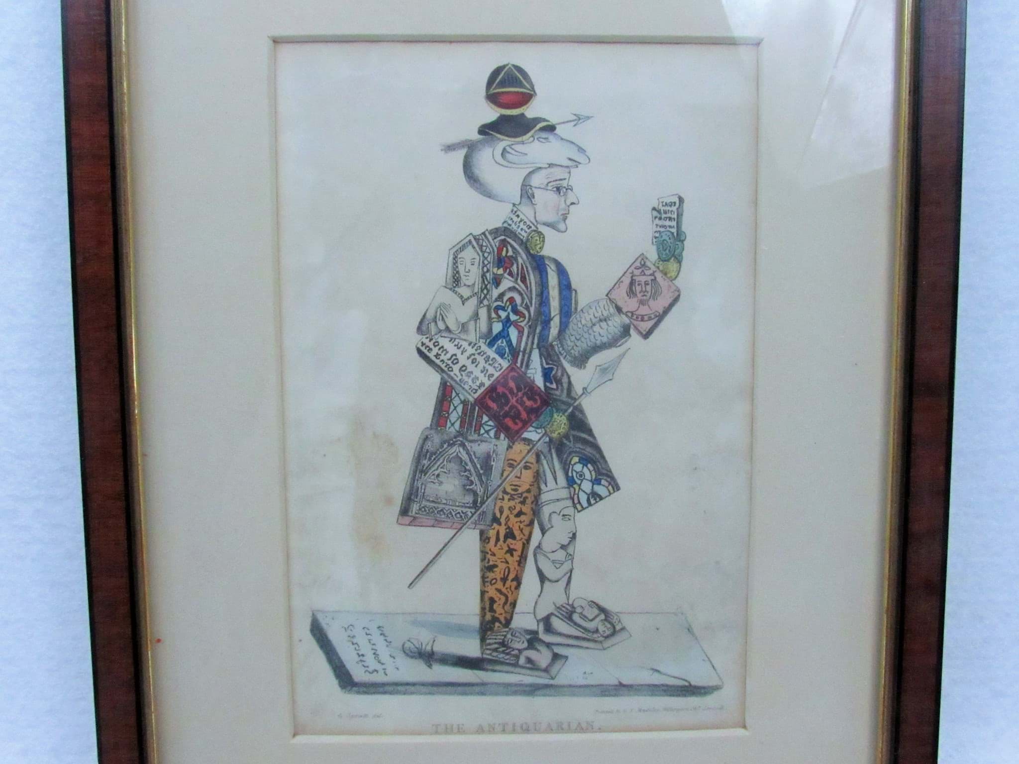 Lithographie um 1830, George Spratt (1784-1840), The Antiquarian ...